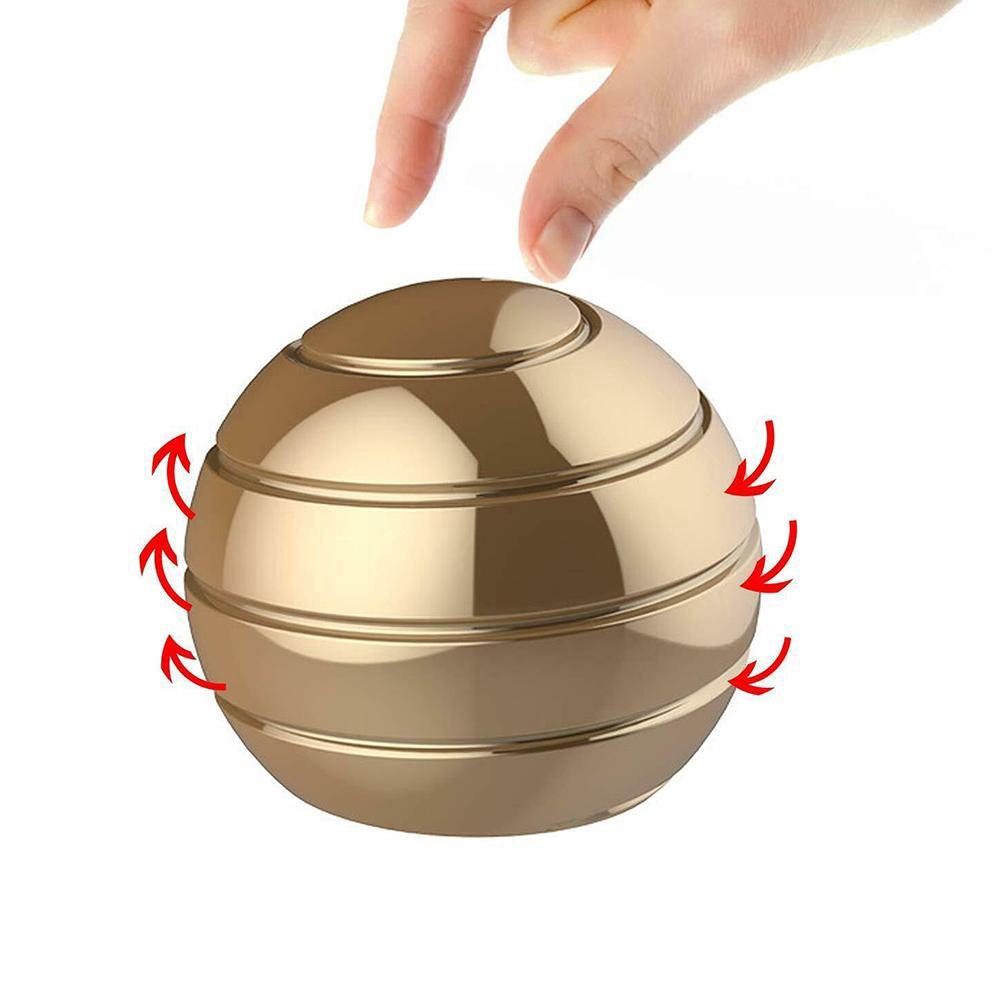 【ผลิตภัณฑ์ใหม่】NEW Desktop Decompression Rotating Spherical Gyroscope ...