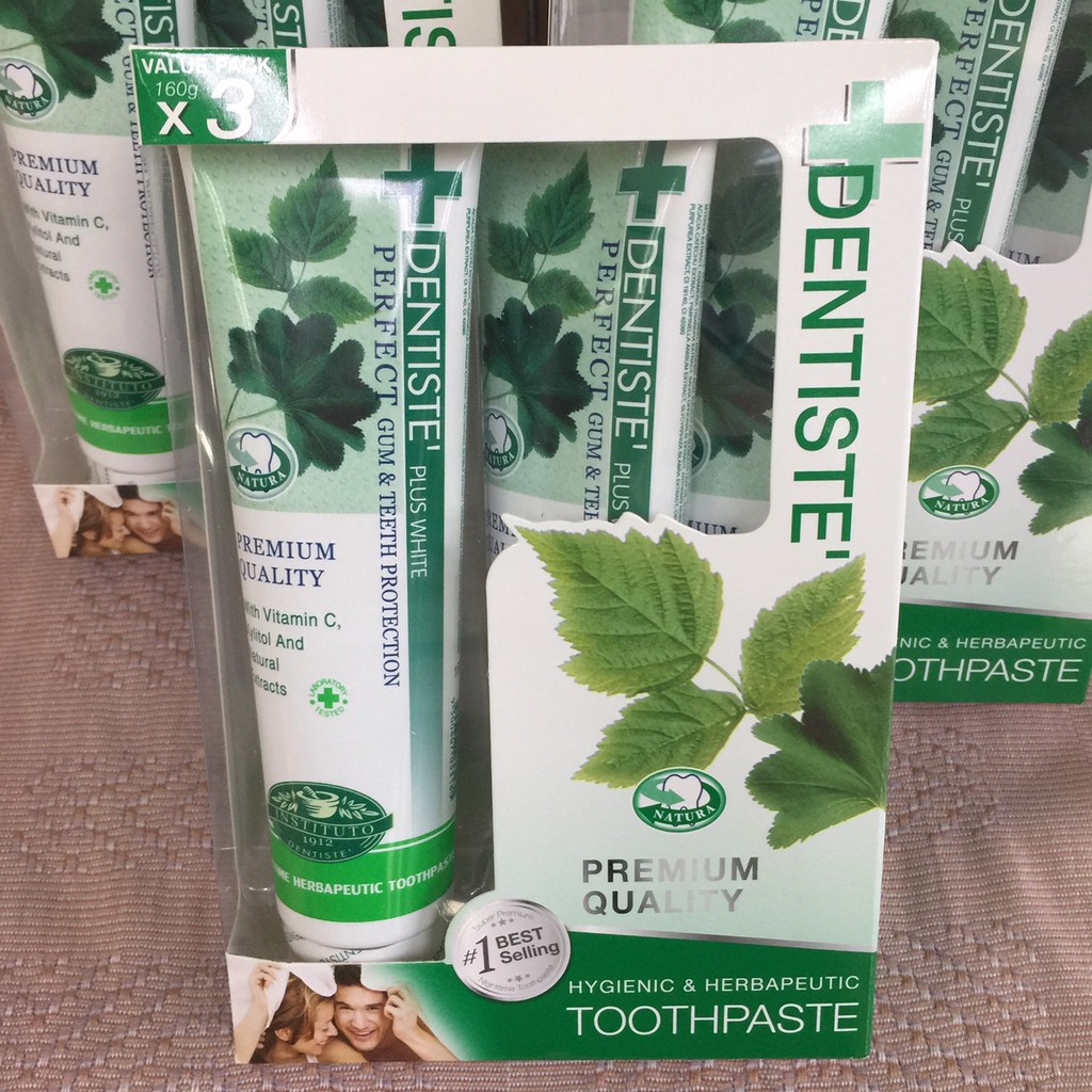 ยาสีฟันเดนทิสเต้ 160 กรัม แพค 3 Dentiste Toothpaste 160 g*P 3 | Shopee ...