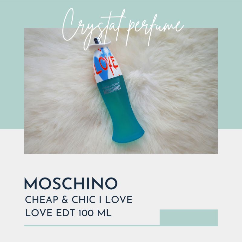 [น้ำหอมแท้ จัดส่งฟรี] Moschino Cheap & Chic I Love Love EDT 100 Ml (T ...