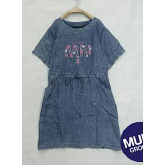 เดรสยีนส์ muunique มือสอง | Shopee Thailand