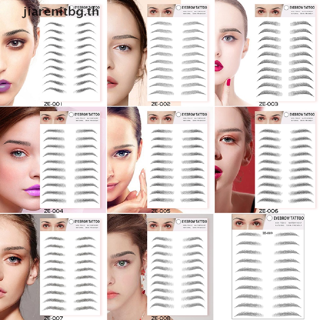 Renbg สติกเกอร์รอยสักคิ้ว 6D 7 วัน TH - jiarenitbg.th - ThaiPick