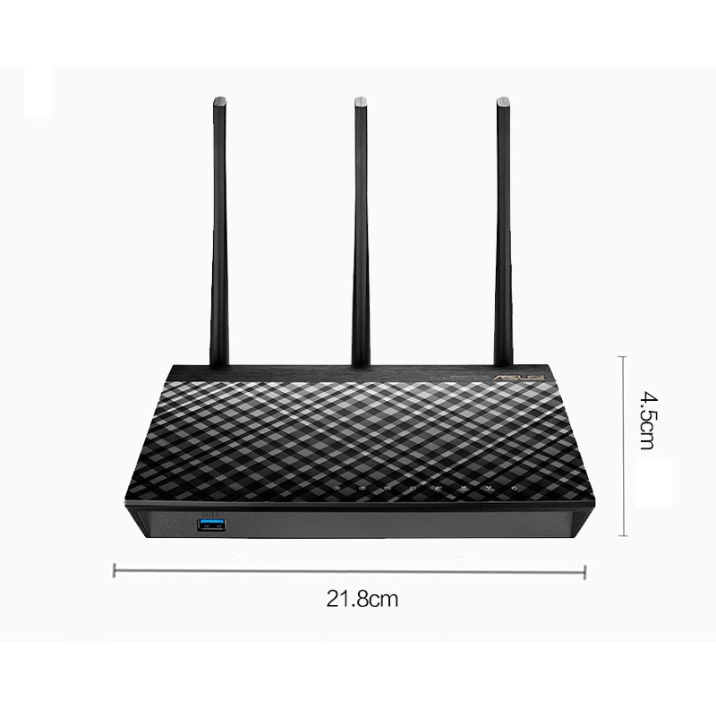 สินค้าขายดี ASUS RT-AC66U B1 AC1750 Dual-Band Wi-Fi Router with ASUS ...
