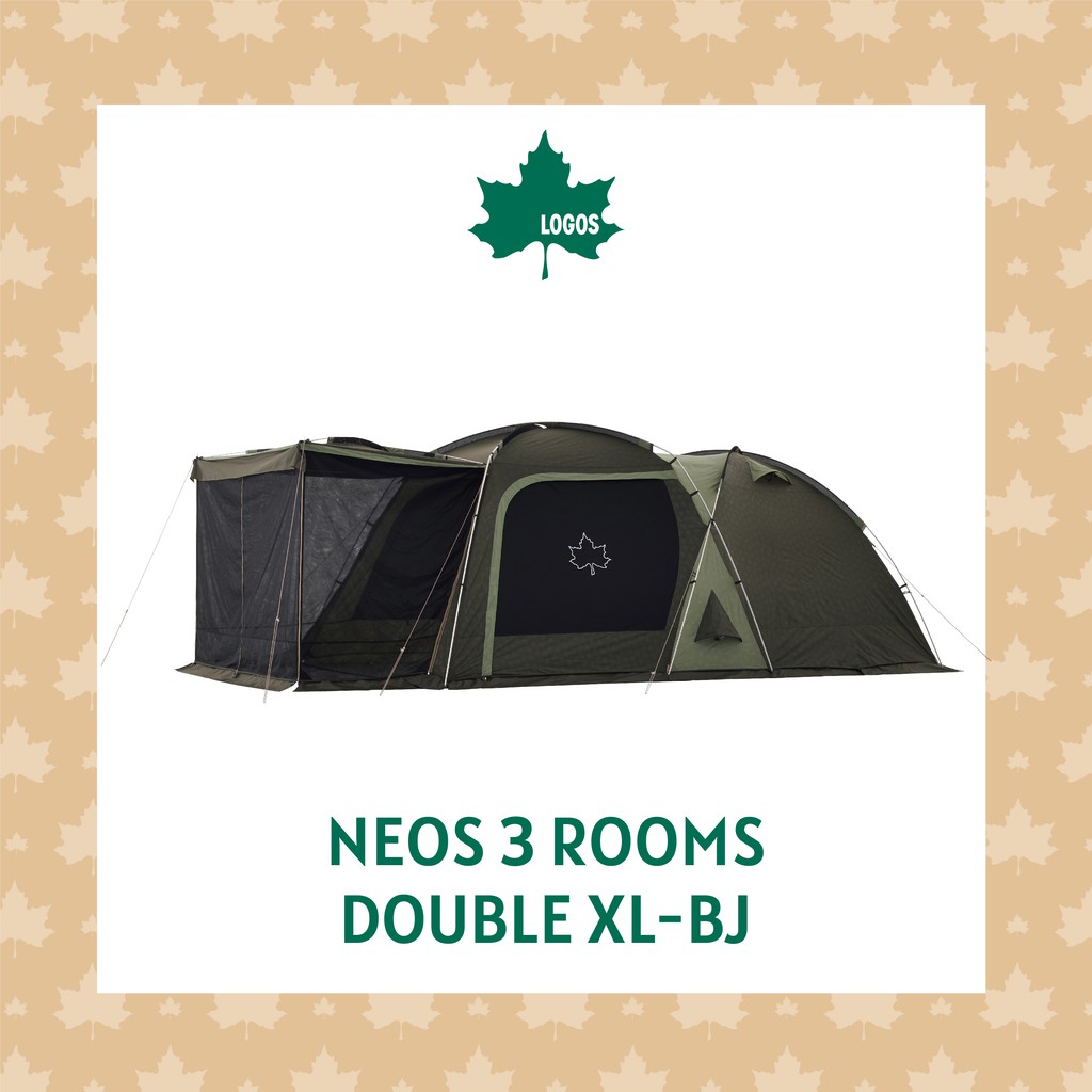 LOGOS Tent neos 3 Rooms Double XL-BJ | Shopee Thailand