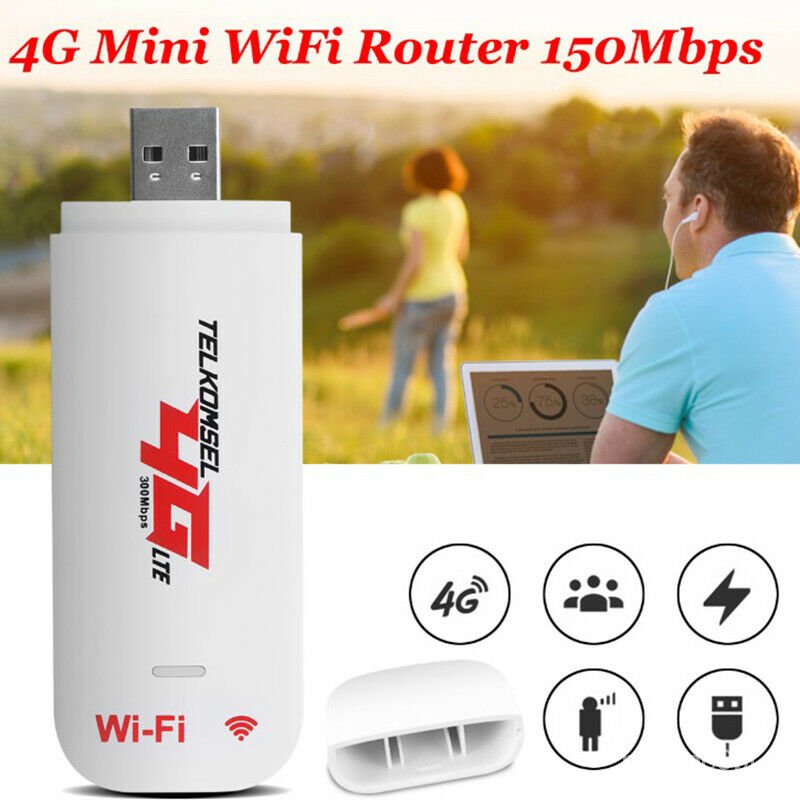 Unlocked 4G Router LTE WIFI Wireless USB Dongle Broadband Modem 150 ...