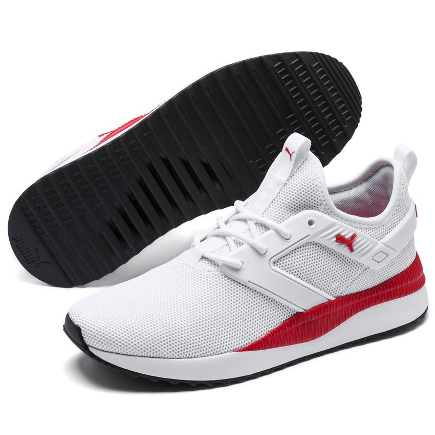 Puma 369483 03 Pacer Next Next Puma รองเท้าผ้าใบลําลองสําหรับสตรีสีขาว ...