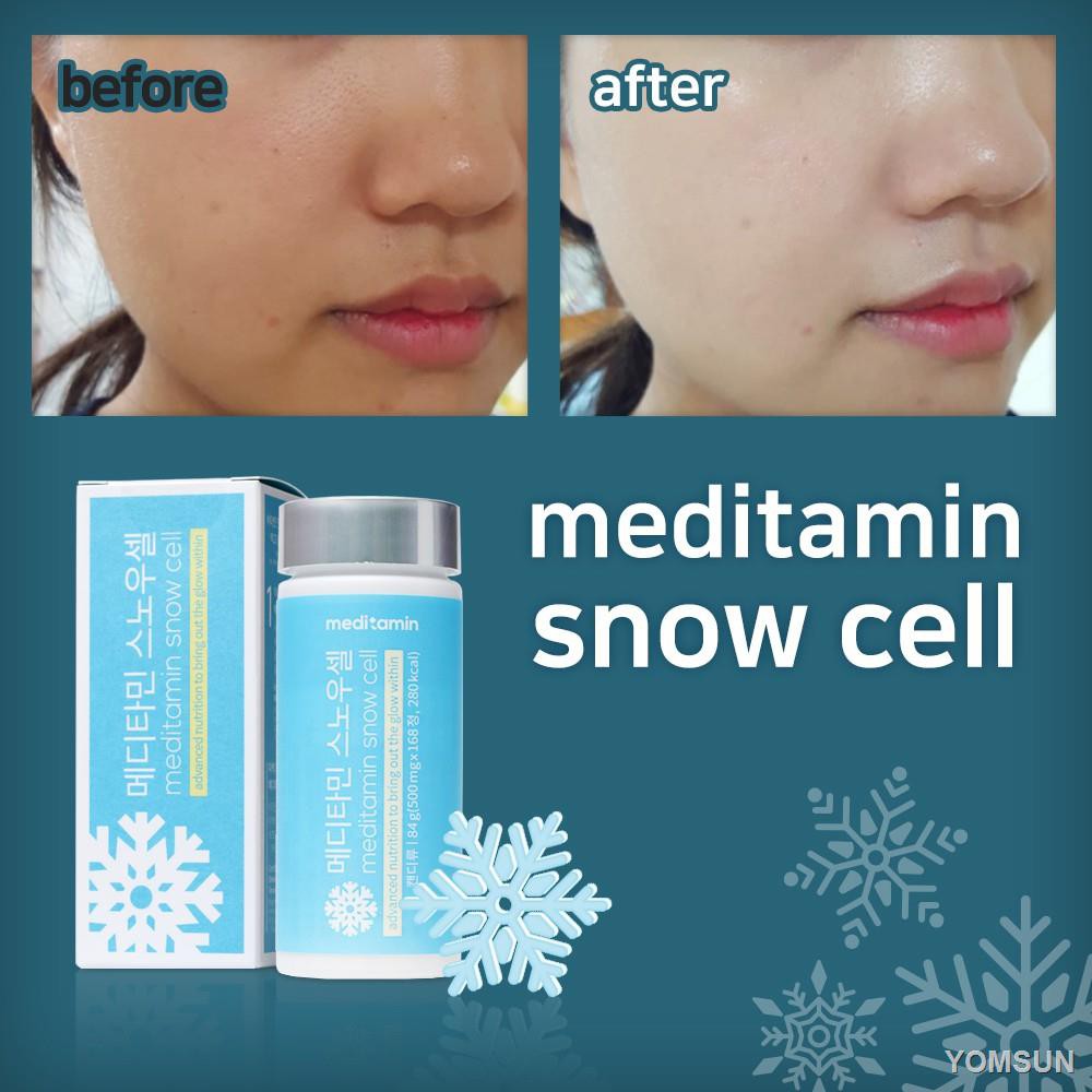พร้อมส่ง????Meditamin Snow Cell วิตามินผิวขาว [168 เม็ด] [1 กล่อง ...
