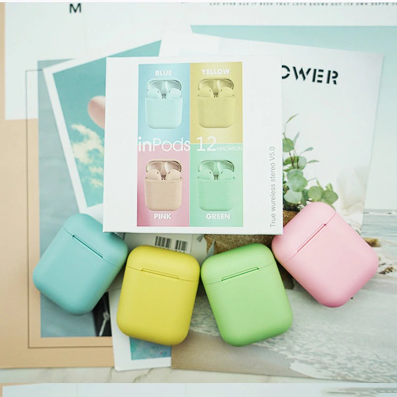 Inpods 12 Pk I12 TWS Bluetooth Earphone Headphones