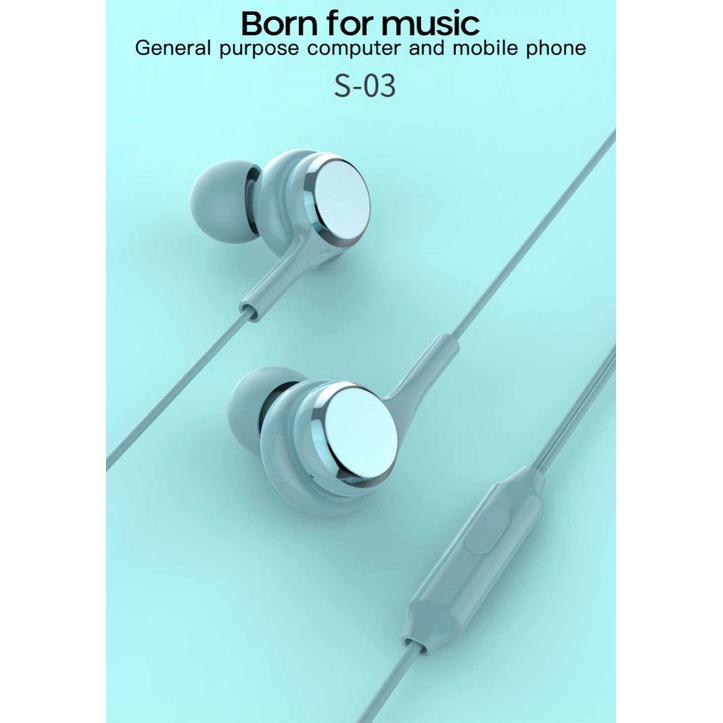 wired Earphone 3.5mm In Ear Wired Headset With Mic Earphone For Iphone fenghaoth - fenghao.th ...