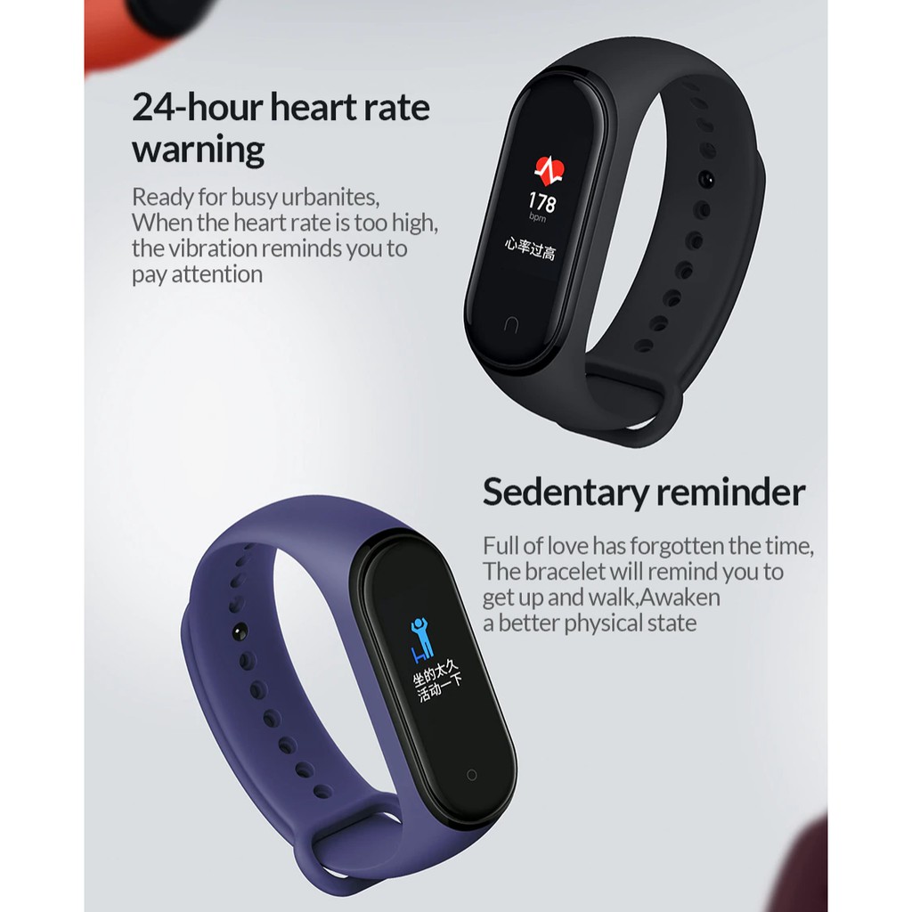 Global Ver. เครื่องศูนย์ไทย รับประกัน 1 ปีMi Band 4 - สายรัดข้อมือเพื่อสุขภาพ Xiaomi Band 4 ...