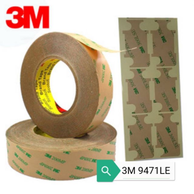 3M 9471LE Adhesive Transfer Tape เป็นเทปเยื่อกาวอะคริลิค 2 หน้าแบบบาง ...
