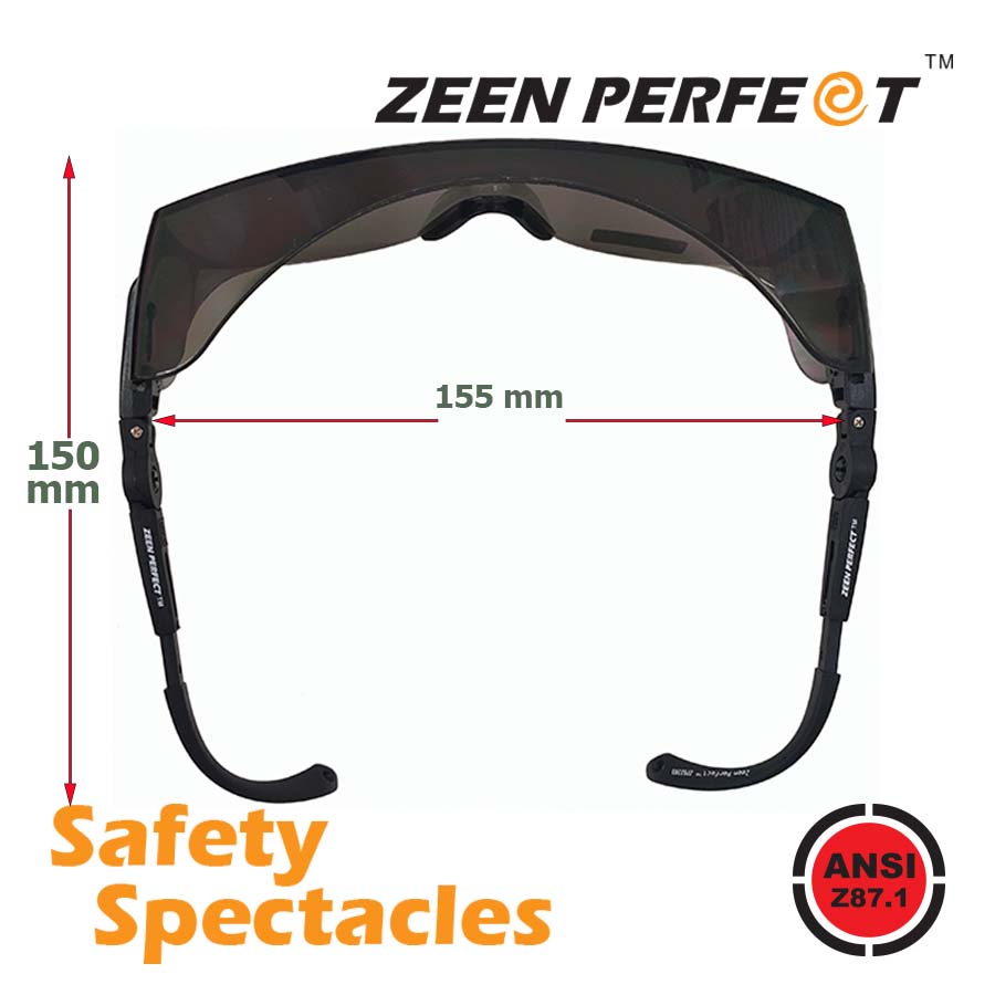 แว่นครอบ Fit Over Safety Glasses แว่นครอบตานิรภัย ZEEN PERFECT แว่นครอบ ...