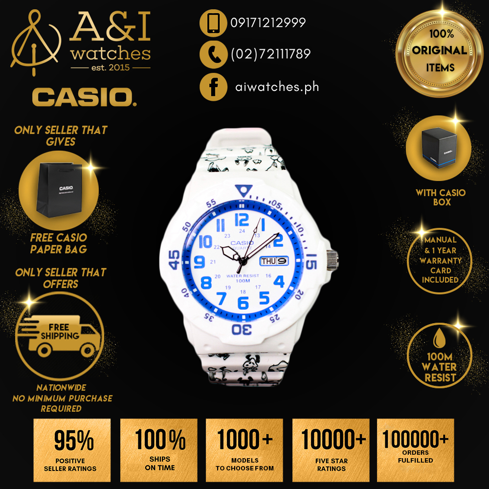 Casio Customized Design Snoopy MRW-200HC-7B2VDF 100m - 494r0xhac9 ...