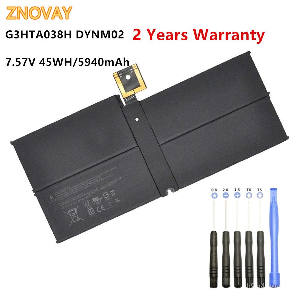 ZNOVAY G3HTA038H Laptop Battery for Microsoft Surface Pro 5 1796 Series ...