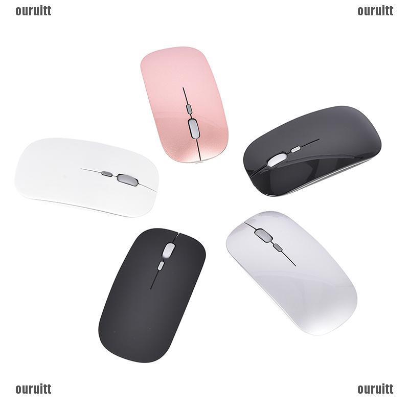 SP New 2.4GHz Rechargeable Wireless Mouse Silent Button Ultra Thin USB ...