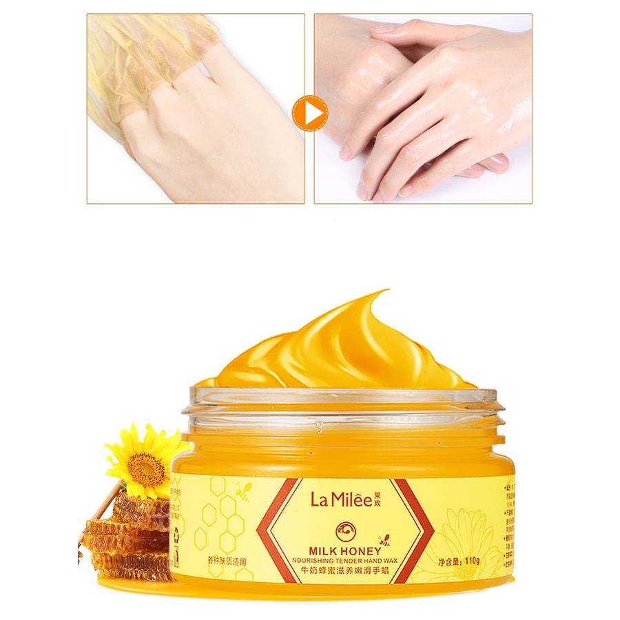 La Milee Milk Honey มาส์กน้ําผึ้งบํารุงมือ 110กรัม - guo19911111.th ...