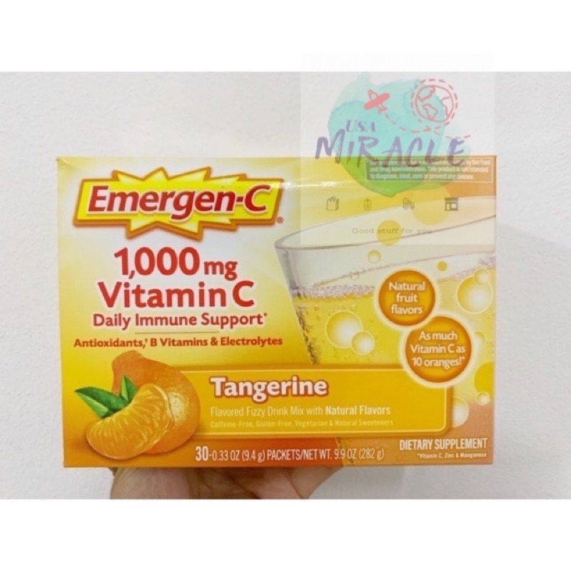 Emergen-C วิตามินซี รสส้ม Tangarine - usamiracle - ThaiPick