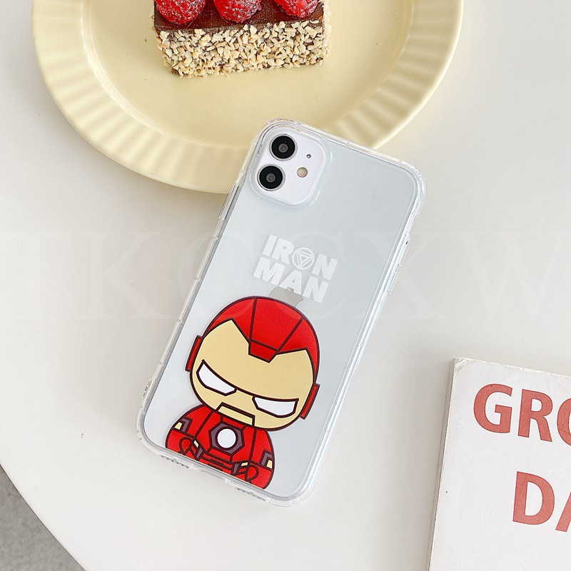 เคสโทรศัพท์มือถือลายซูเปอร์ฮีโร่น่ารักสําหรับ Oppo A53 A52 A72 A92 A31