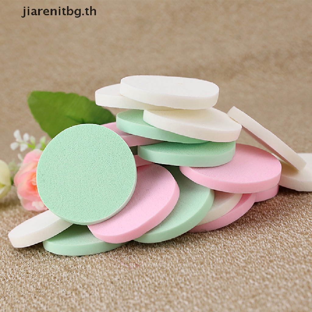 Renbg ใหม่ พัฟฟองน้ําธรรมชาติ แบบนิ่ม สําหรับทําความสะอาดผิวหน้า 20 ...