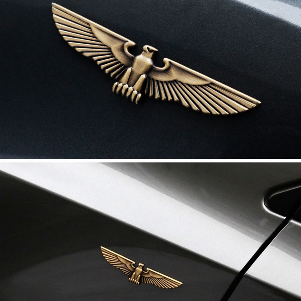 Dsycar 1pcs 3d Animal Car Decoration Metal Eagle Adhesive Car Badge ...