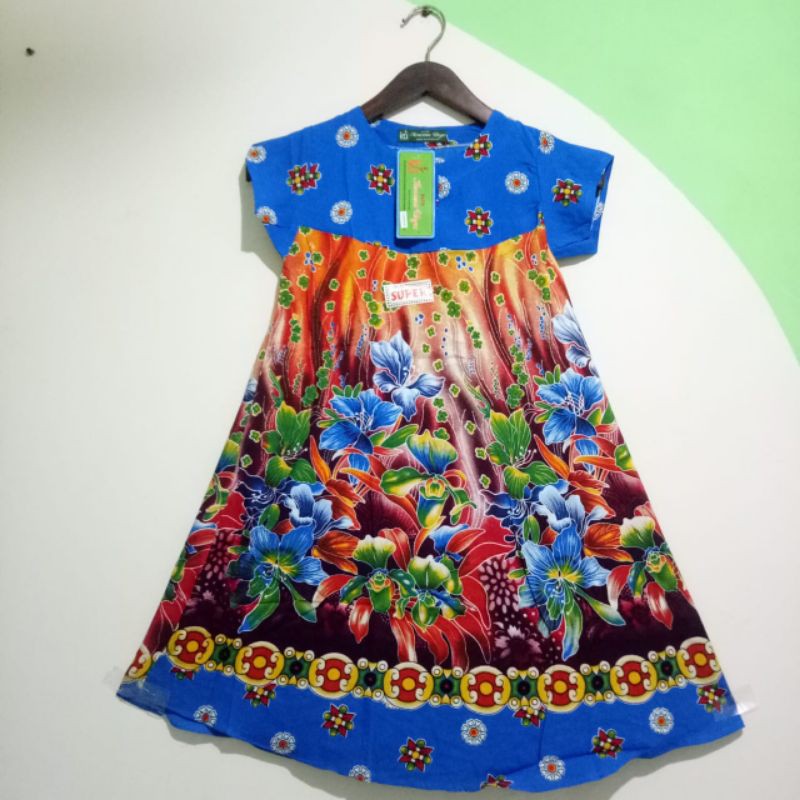 Daster Kids ร่ม KLOK LD 70 สีม่วง สําหรับเด็ก ชุดเดรส Rayon House Midi ...