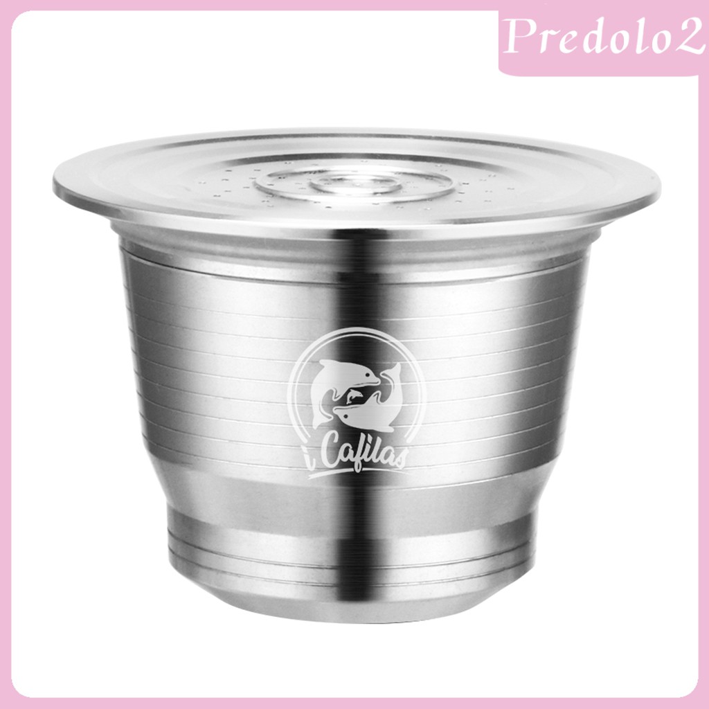 PREDOLO2 Stainless Steel Reusable Refillable Coffee Capsule Filter for ...