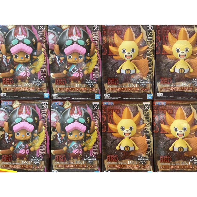 ONE PIECE FILM RED THE GRANDLINE MEN Vol.5 A CHOPPER B SUNNY มือ 1 jp แมวทอง ของแท้ ...