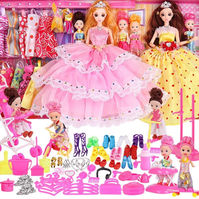 ã€ Sell wellã€‘â™˜â˜¾âœ—138Pcs Barbie Gift Set Princess Barbie Doll for ...
