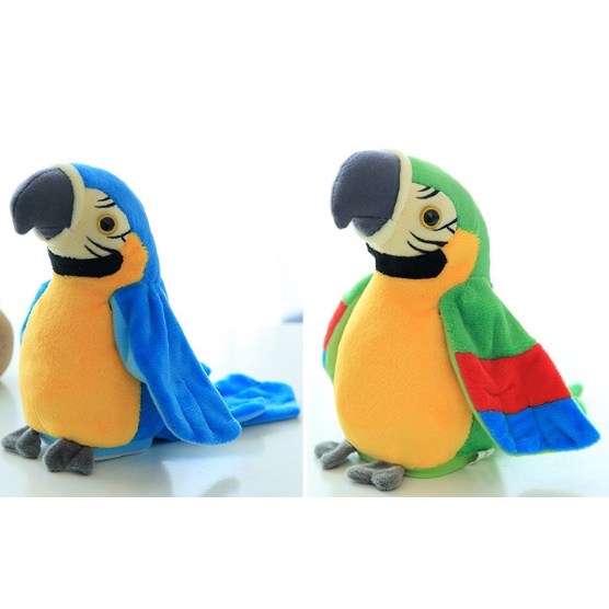 20 songs new electric plush parrot toy. Recording learning to talk ...