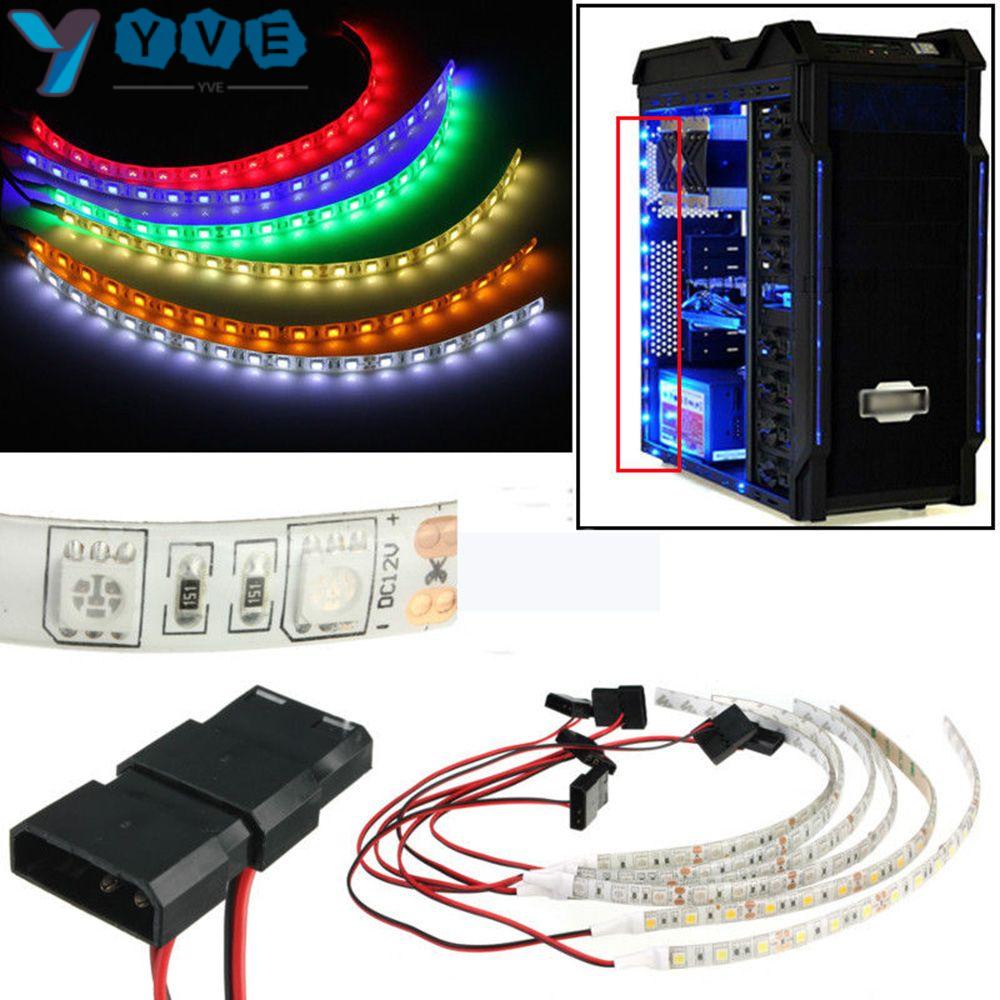 สายไฟ LED 30 / 50 / 100 ซม. สำหรับ PC Computer Case DC 12v 2835 SM ...