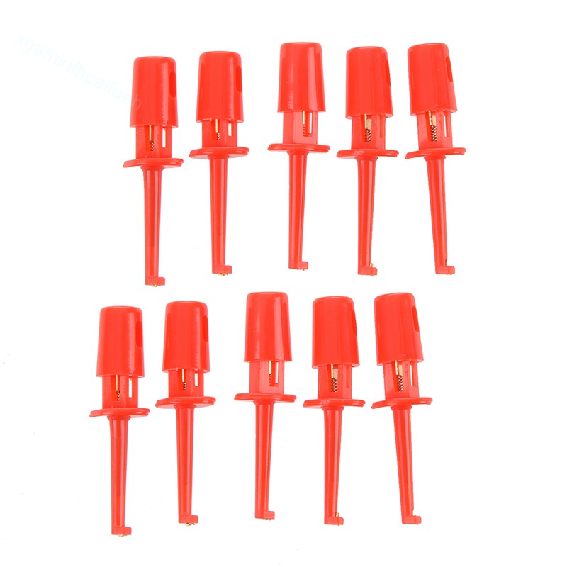 Red Multimeter Lead Wire Test Hooks Clip Set 10 Pcs - xgaminfhcaifueh ...