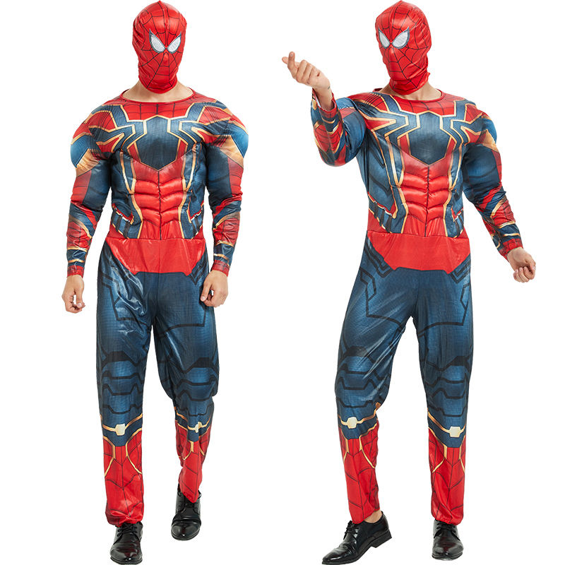 Halloween Costume Clothing AvengerscosplayJumpsuit Dress up Suit Spider ...