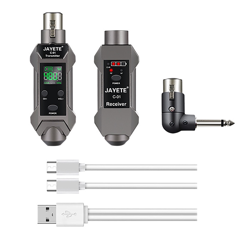 BMicrophone Wireless Receiver Transmitter System Rechargeable Wireless ...