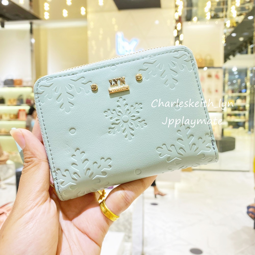 LYN กระเป๋าสตางค์ LYN รุ่น Snowy Zip Short wallet LL21WWF005 แท้จากชอป ...