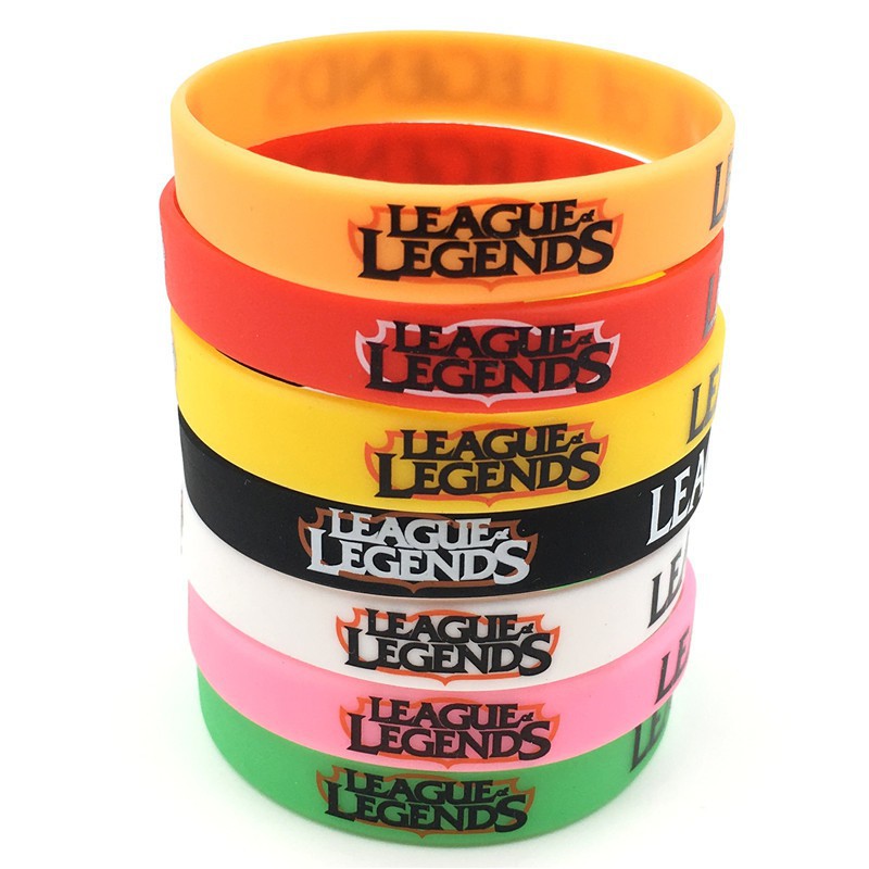 ของเล่นเกม LOL League of Legends Silicone Wristband 7 ชิ้น / ชุด ...