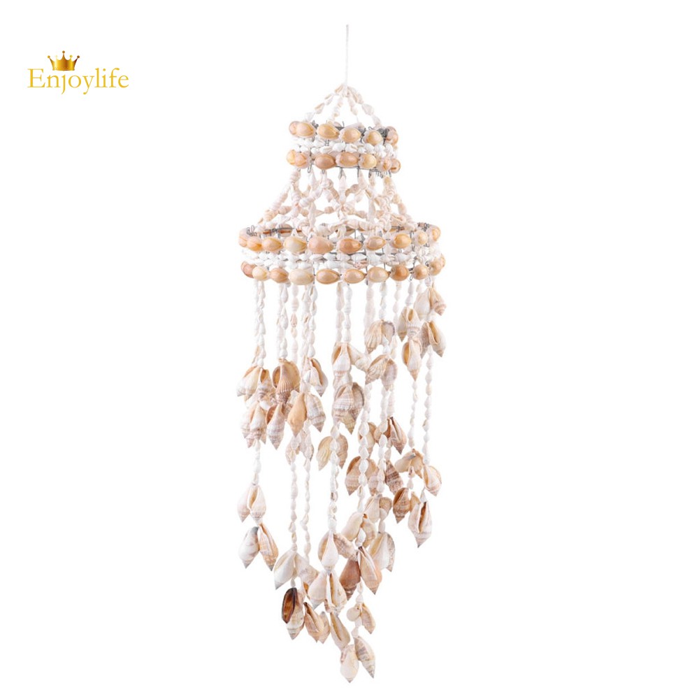 Conch Sea Shell Wind Chime Hanging Ornament Wall Decoration Creative ...