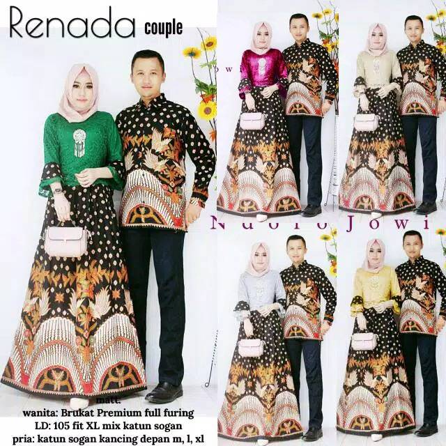 Renada เสื้อคู่ Broklat Renada Brocade Batik Artomoro - artomoro_grosir ...