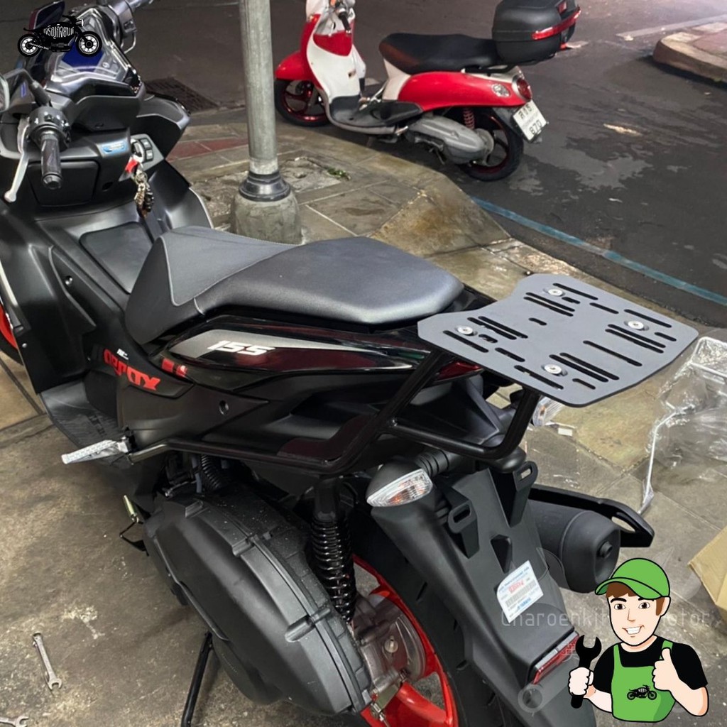 แร็คแอร็อคปีใหม่ล่าสุด2022-2021 ตะแกรงท้ายYamaha Aerox (Rear back ...