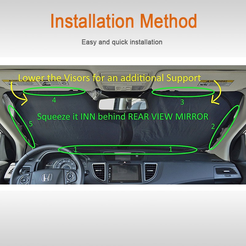 Car Sunshade Windshield Cover For Subaru xv impreza forester sti ...