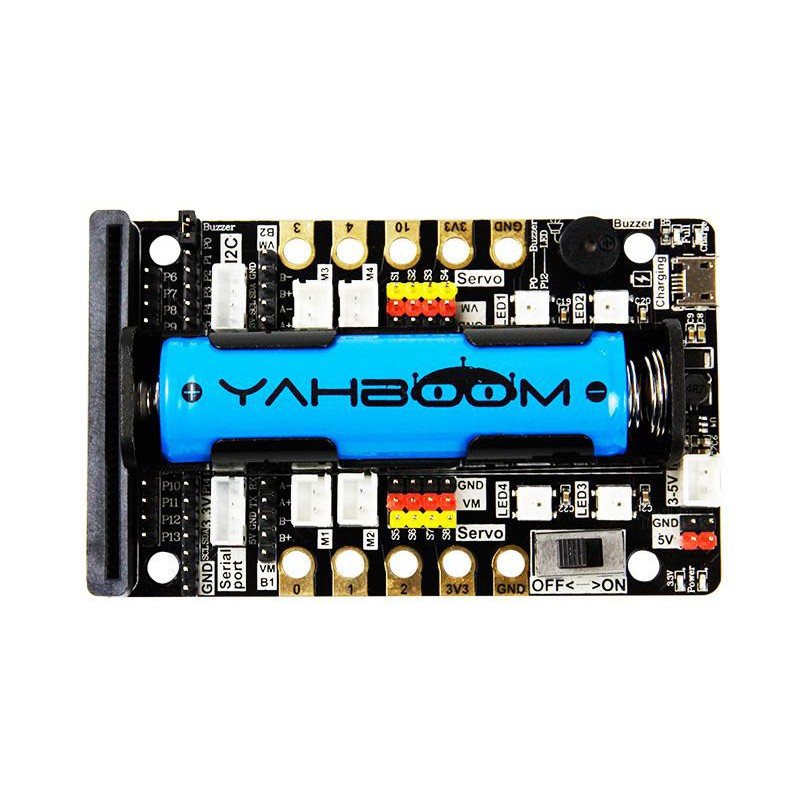 Superbit บอร์ดขยายไมโครบิต v1v2 มีสายUSBแบตเตอรี่18650 Yahboom ...