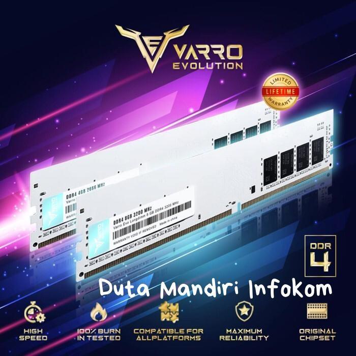 Ram Kom Varro Ram Evolution Ddr4 8Gb Pc25600 3200Mhz - Longdimm ...