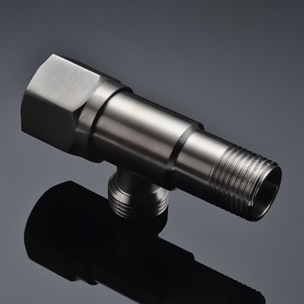 304 Stainless Steel Angled Valve Shower Head Toilet Faucet Stop Valve ...
