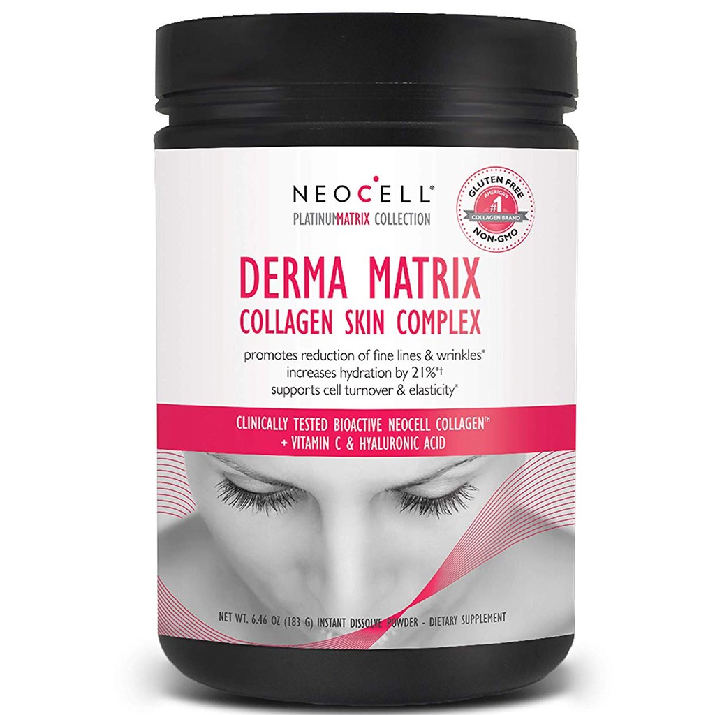 Neocell Derma Matrix Collagen Skin Complex Powder 6.46 oz (183 g) ของ ...