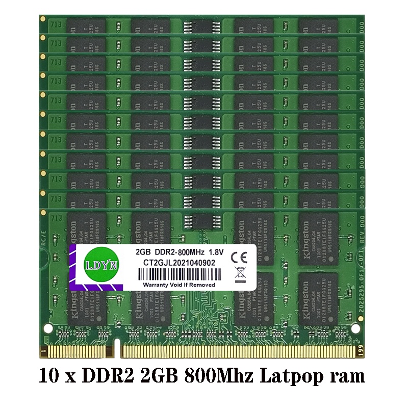 RAM：20GB2GBX10 C26400S C25300S DDR2 667MHZ 800MHz 204in 1.8V Blue ...
