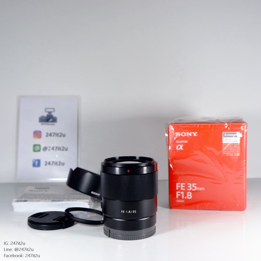 ขายเลนส์ Sony FE 35mm f1.8 E-mount สภาพดียกกล่อง | Shopee Thailand