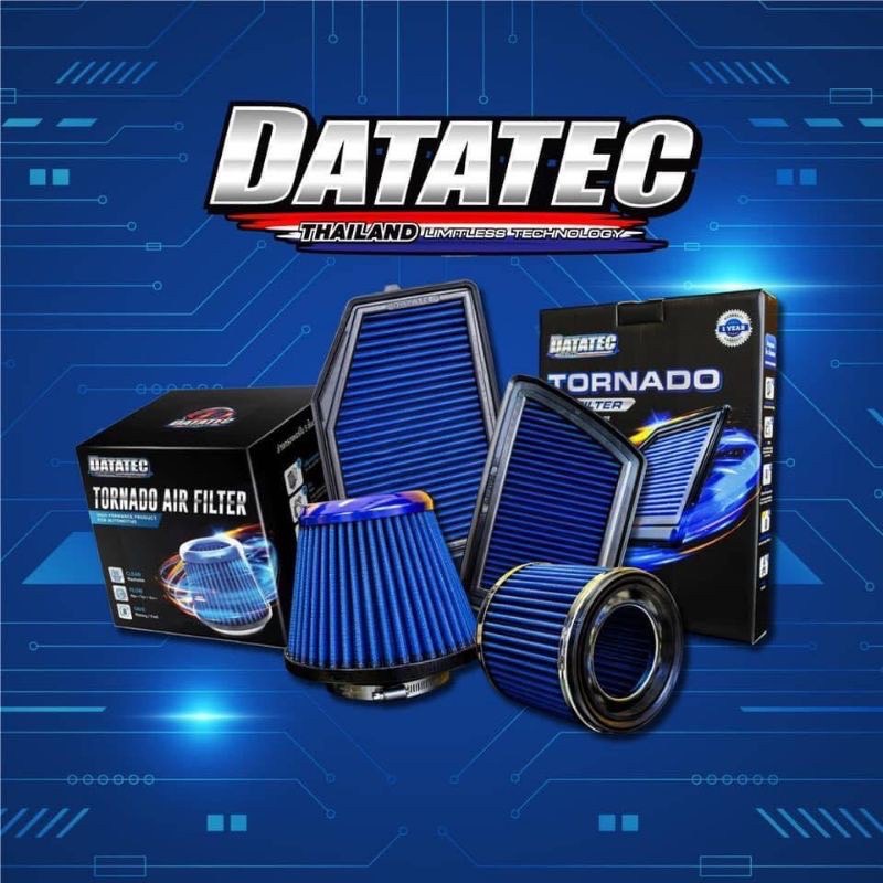 ไส้กรองอากาศ DATATEC TORNADO สามารถถอดล้างได้ กรองซิ่ง กรองแต่ง แรงกว่าเดิม 100% แท้ 100% ส่งฟรี ...
