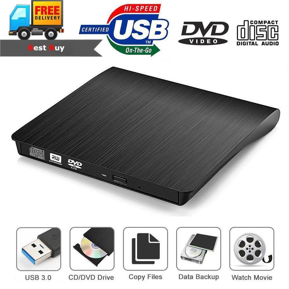 New External USB3.0 DVD-R 8X DVD-RW 4X CD-R 24X DVD8X DVD-R Burner read ...