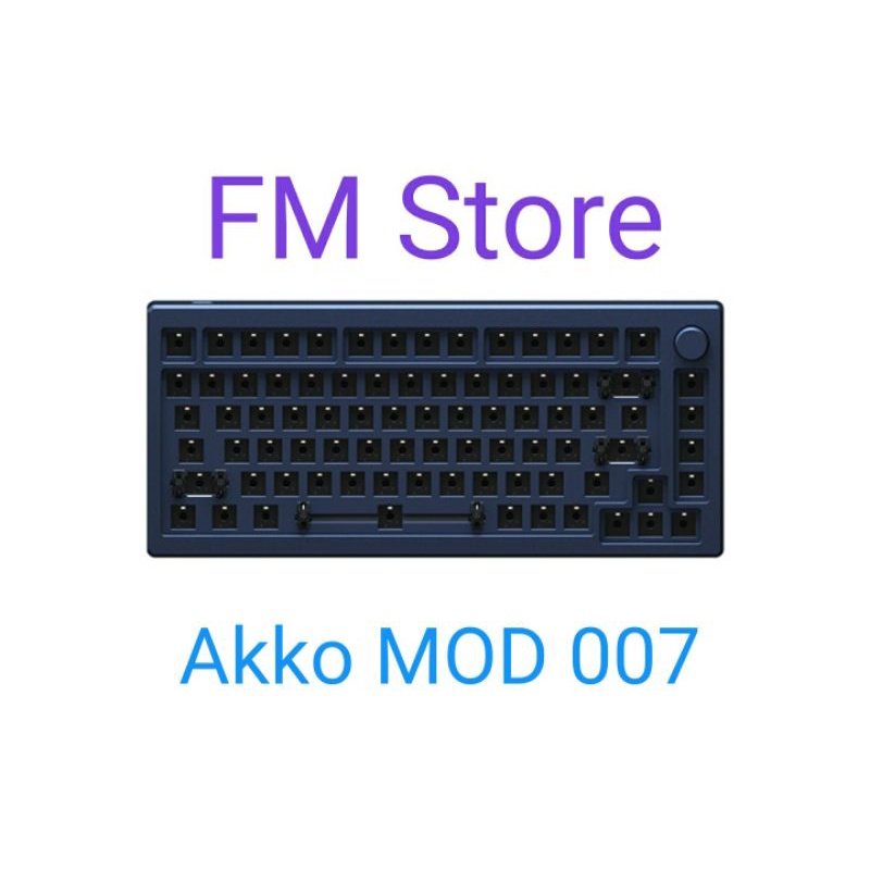 คีย์บอร์ด Akko Mod 007 Midnight Blue Custom Keyboard Mechanical ...
