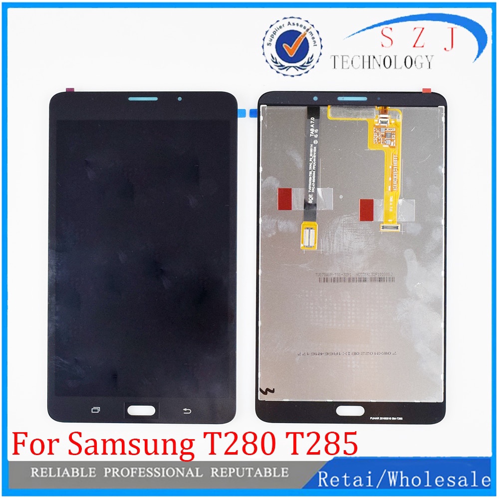 ใหม่ 73939 อะไหล่หน้าจอสัมผัส LCD สําหรับ Samsung Galaxy Tab A 7.0 2016 SM-T280 SM-T285 T280 ...