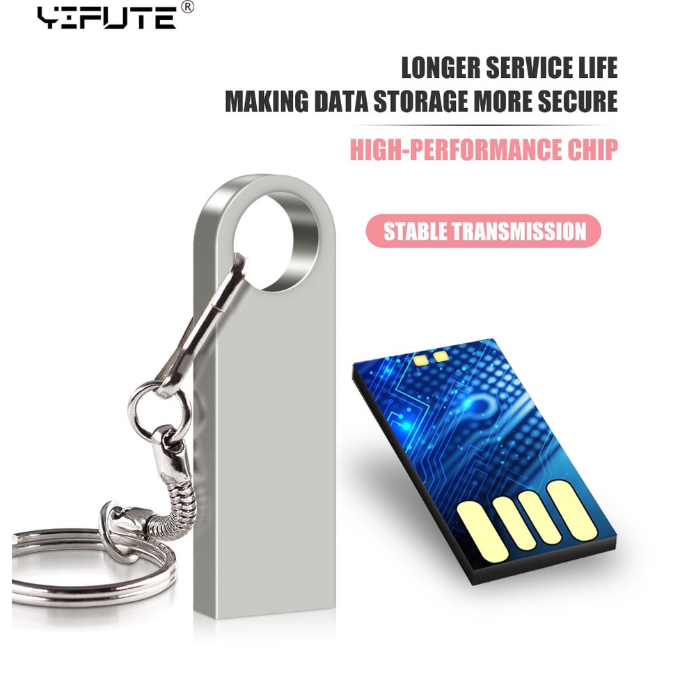 Original Metal Mini USB Flash Drive 256GB 128GB 64GB 32GB 16GB 8GB ...