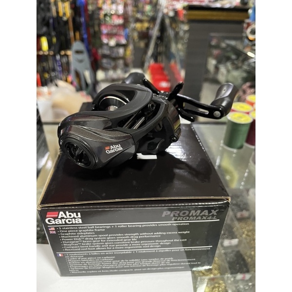 รอกหยดน้ำ Abu Garcia PROMAX 4 ใหม่ล่าสุด NEW 2021 รอบ 7.11 หมุนซ้าย หมุนขวา - 0hmbob33rm - ThaiPick